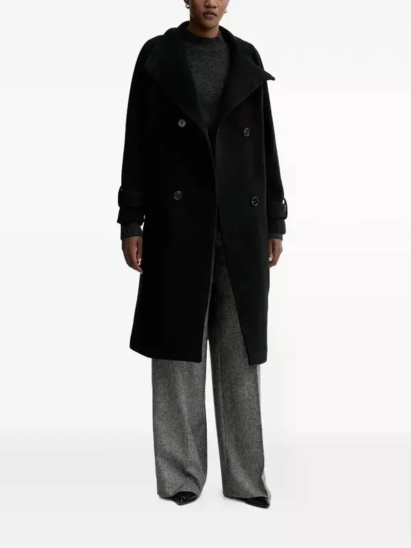 SESSUN Wool Blend Double-breasted Coat