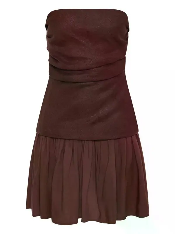 Faithfull The Brand Hedy Square-neck Mini Dress