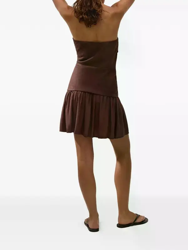 Faithfull The Brand Hedy Square-neck Mini Dress