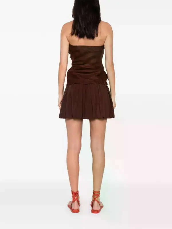Faithfull The Brand Hedy Square-neck Mini Dress