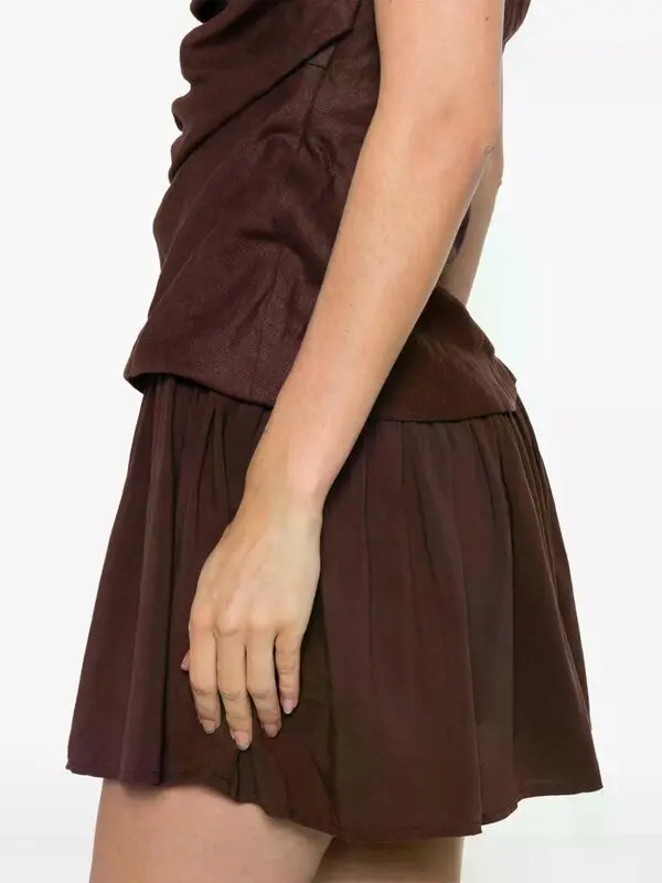 Faithfull The Brand Hedy Square-neck Mini Dress