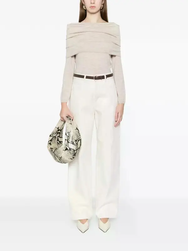 Max Mara Faretra Off-shoulder Sweater