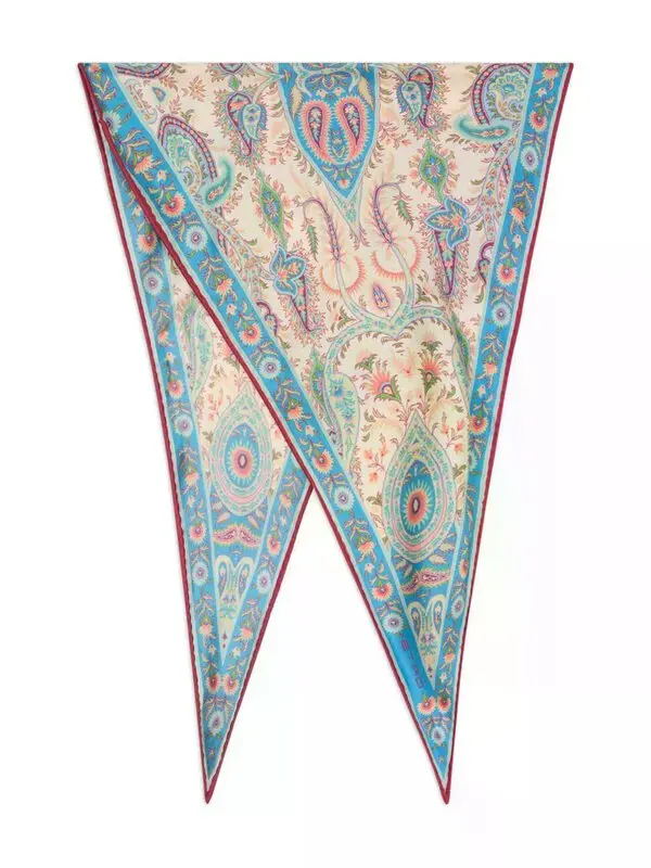 Etro Paisley-print Scarf - Neutrals