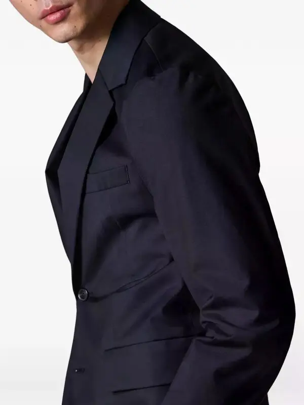 Paul Smith Pocket Wool Jacket - Blue