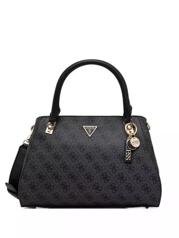 Guess Monogram Satchel With Charm
