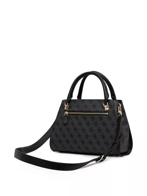 Guess Monogram Satchel With Charm