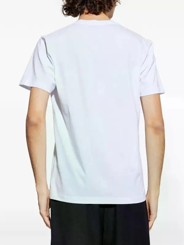 Versace Printed Cotton-jersey Slim T-shirt - White