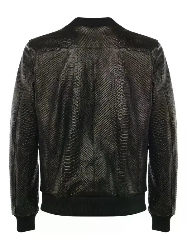 GIULIANO GALIANO Miami Zip Leather Jacket