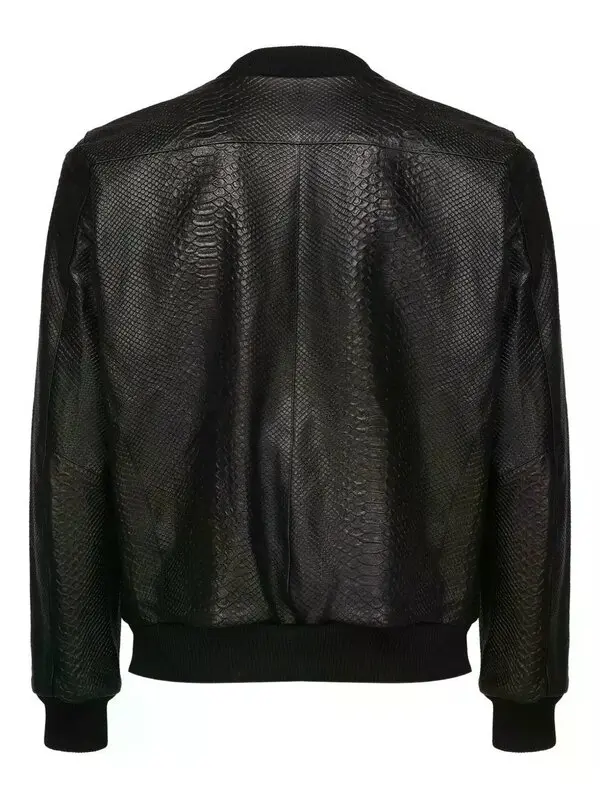 GIULIANO GALIANO Miami Zip Leather Jacket