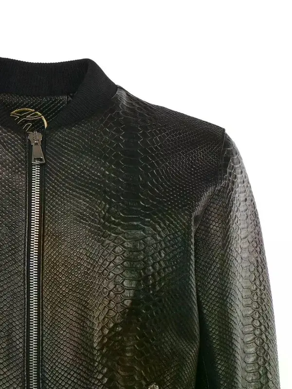 GIULIANO GALIANO Miami Zip Leather Jacket