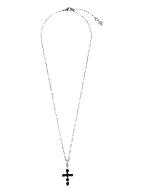 Dolce & Gabbana Cross-pendant Necklace - Silver