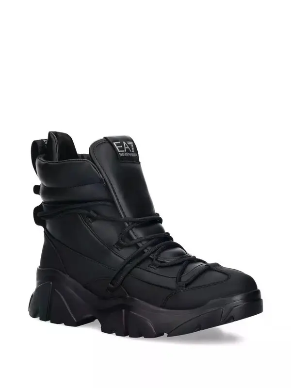 EA7 Lace-up Ankle Boots