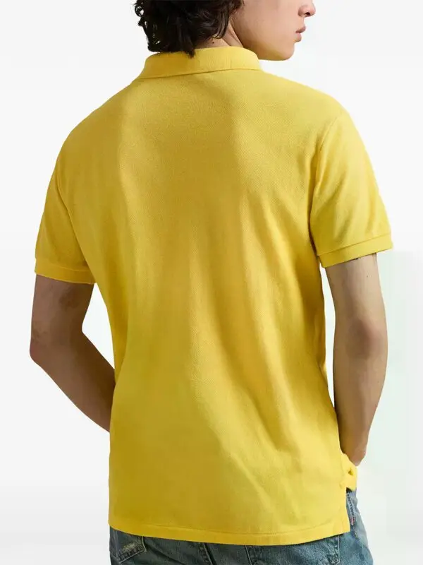 Polo Ralph Lauren The Iconic Ribbed Polo Shirt - Yellow