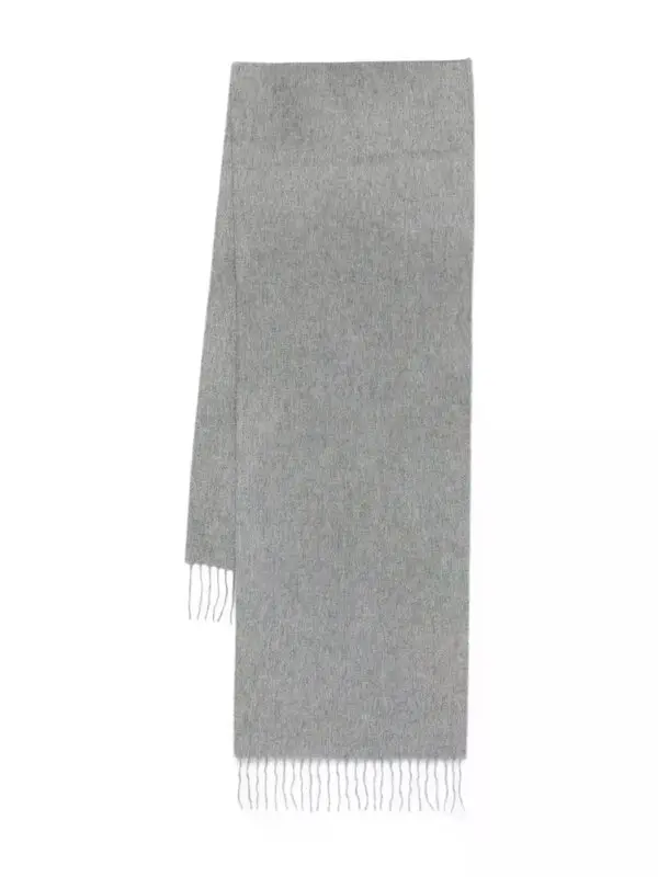 BEGG X CO Fringed Cashmere Scarf - Grey