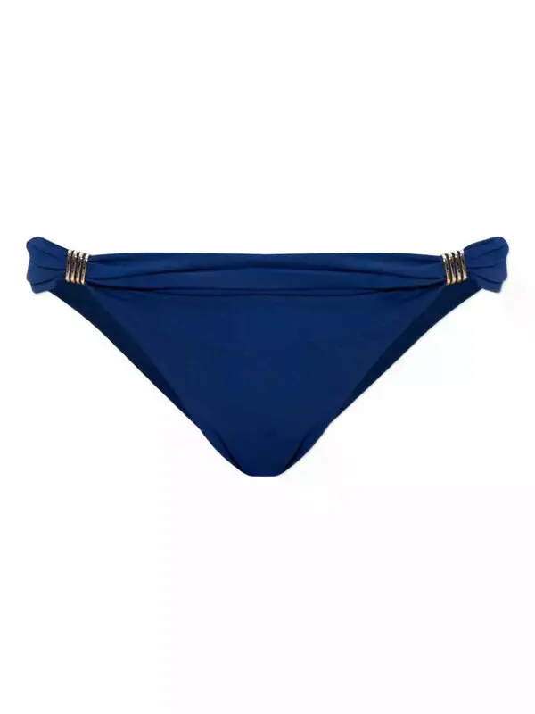 Melissa Odabash Ring-embellished Bikini Bottom - Blue