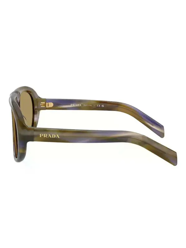 Prada Pilot-frame Sunglasses - Purple