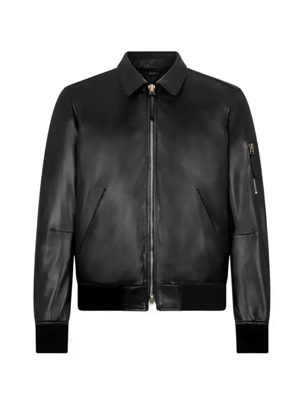 TOM FORD Leather Collar Jacket