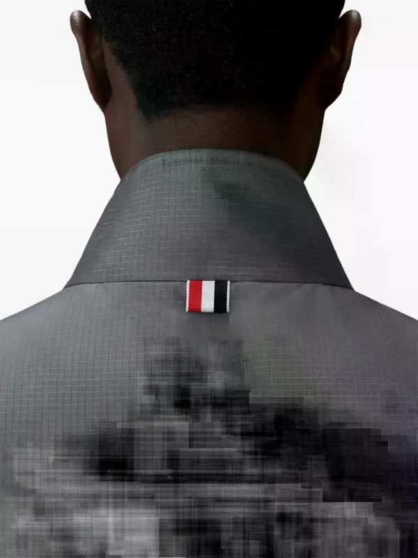 Thom Browne 4-bar Side-pockets Gilet - Grey
