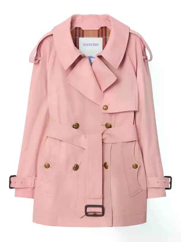 Burberry Fitzrovia Trench Coat - Pink