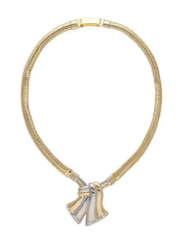 UGO CORREANI Bow-pendant Necklace - Gold