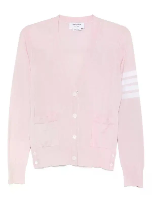 Thom Browne Pocket Stripe Sweater - Pink