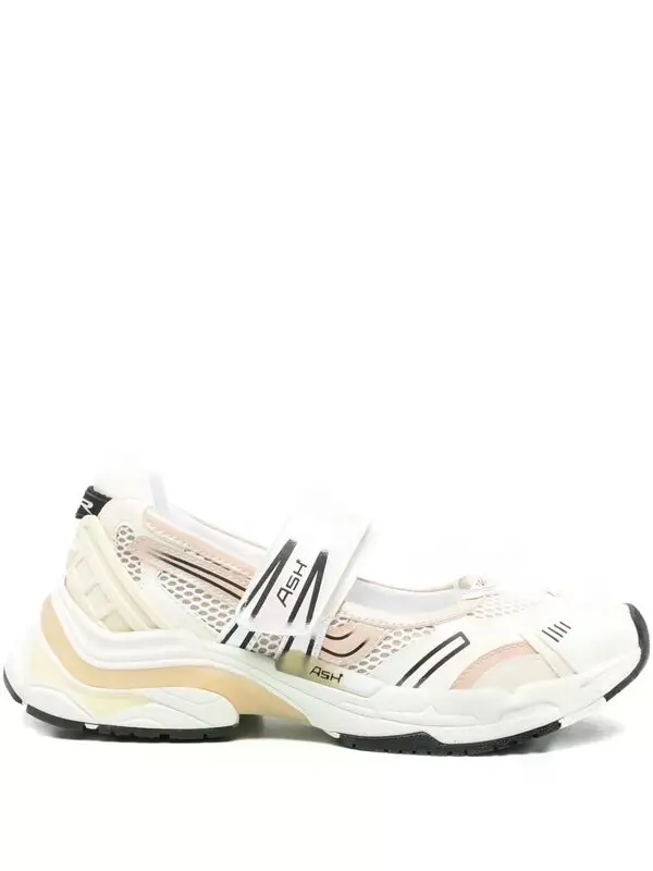 Ash Touch Strap Sneakers - White