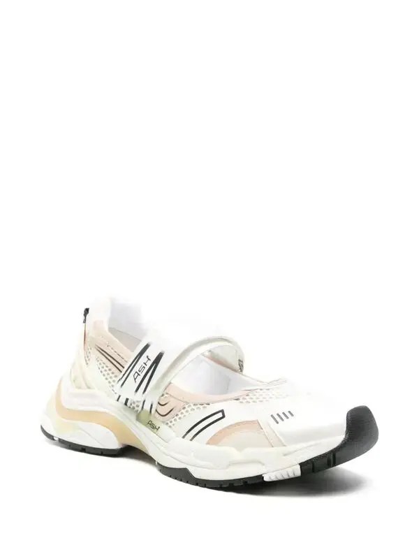 Ash Touch Strap Sneakers - White