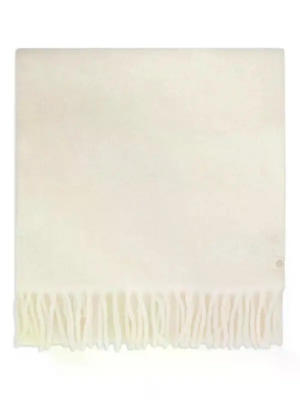 Canada Goose Fringed Alpaca Wool-blend Scarf - Neutrals