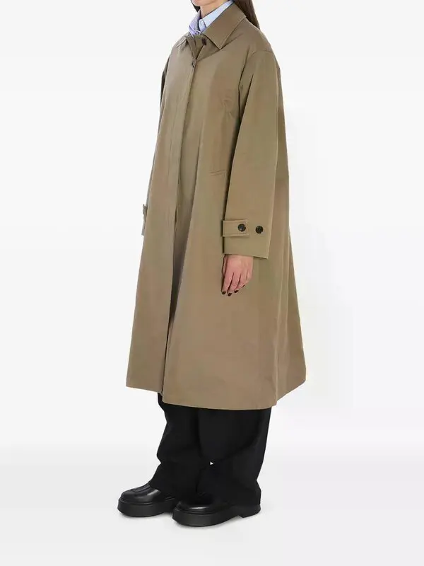 THE ROW Lolana Buttoned Coat - Neutrals