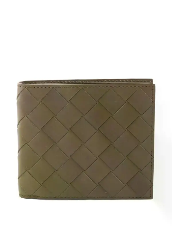 Bottega Veneta 2012-2025 Leather Intrecciato Wallet Small Wallets - Brown