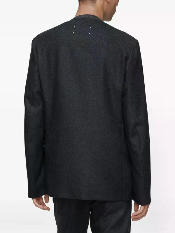 MAISON MARGIELA Four-stitch Collarless Blazer