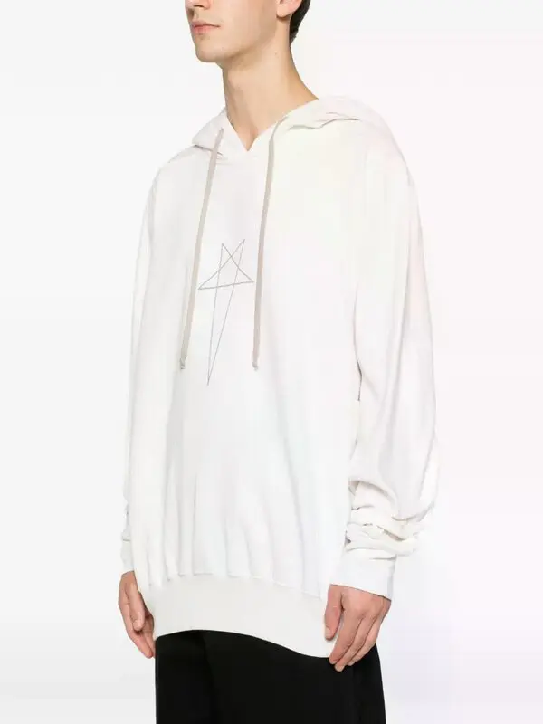 Rick Owens Graphic Print Hoodie