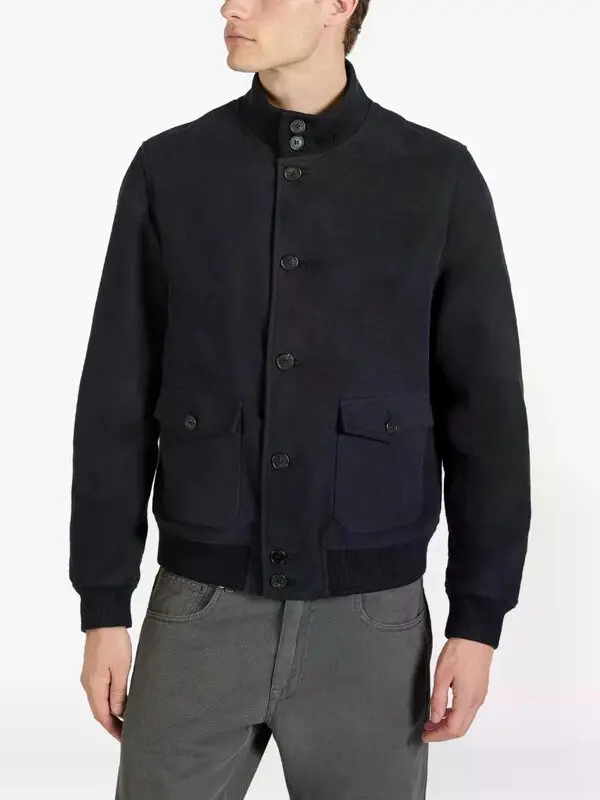 SLOWEAR Button-up Bomber Jacket