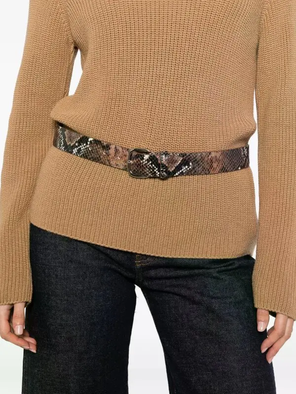 Marc O'polo V-neck Knitted Sweater - Brown