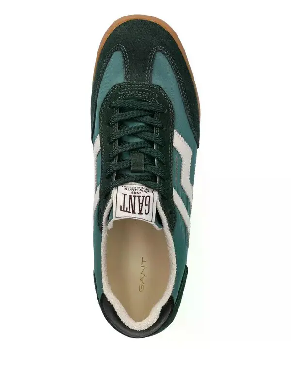 Gant Striped Suede Sneakers - Green
