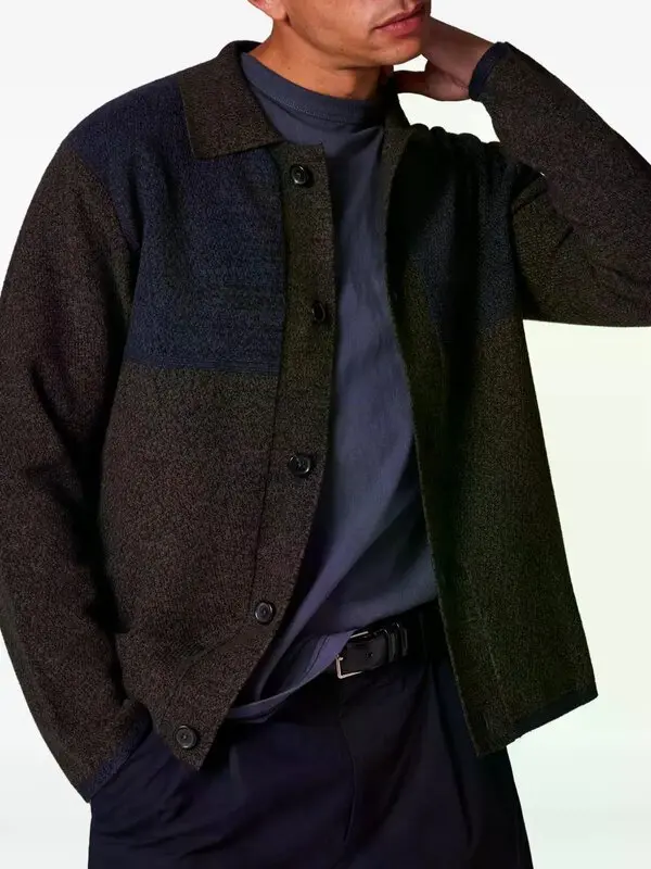 Paul Smith Button-up Color-block Cardigan