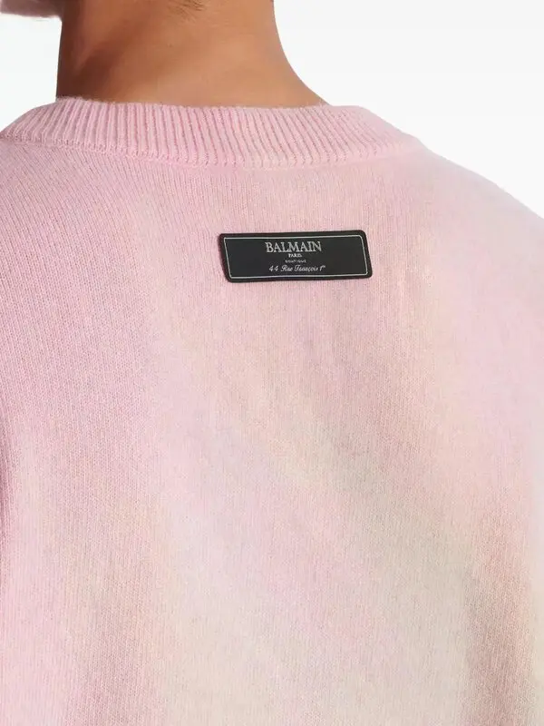 Balmain Crew-neck Cashmere Sweater