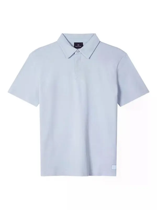 Paul Smith Embroidered Polo Shirt - Blue