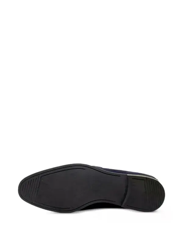 POCHE PARIS Decorative Buckle-strap Loafers