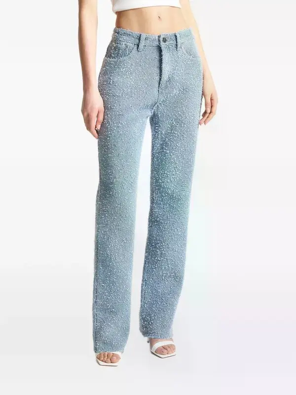Manière De Voir Sara Bouclé Straight-leg Jeans