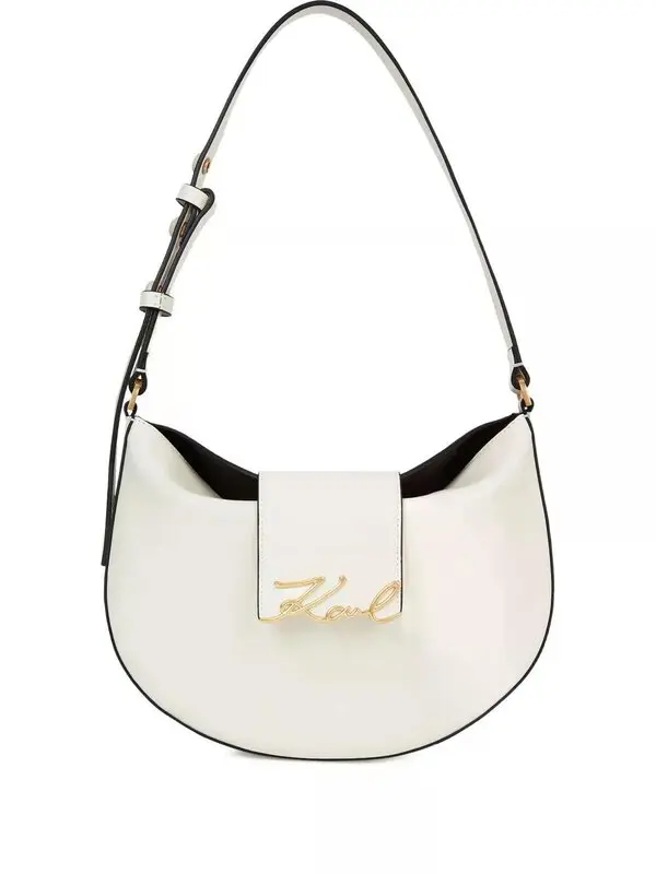 Karl Lagerfeld K/signature Shoulder Bag - Neutrals