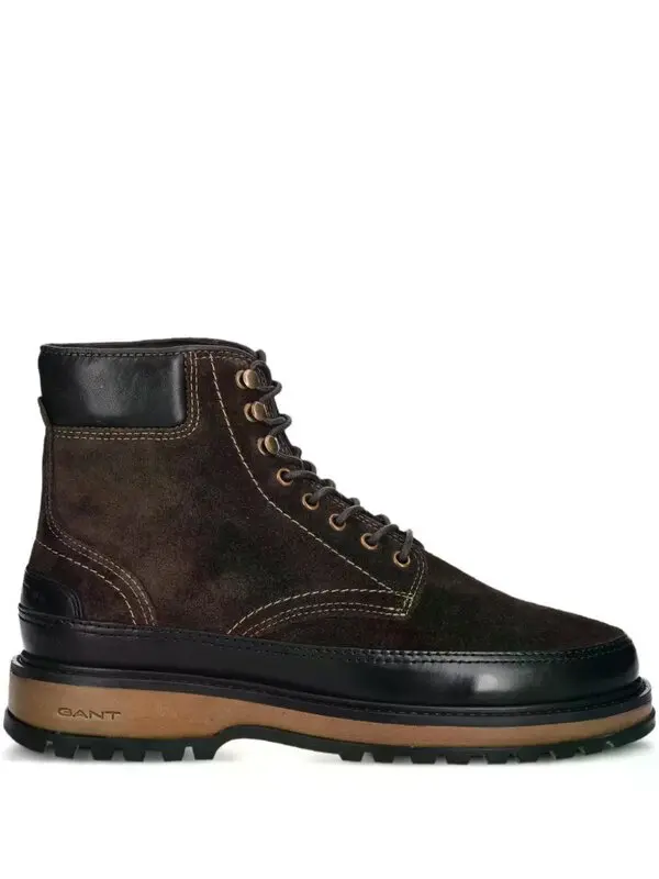 Gant Clafton Panelled Lace-up Boots