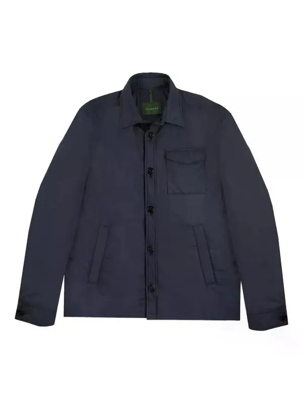 SLOWEAR Padded Overshirt - Blue