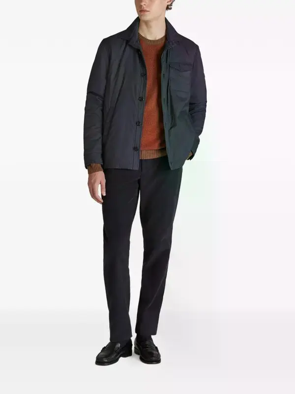SLOWEAR Padded Overshirt - Blue