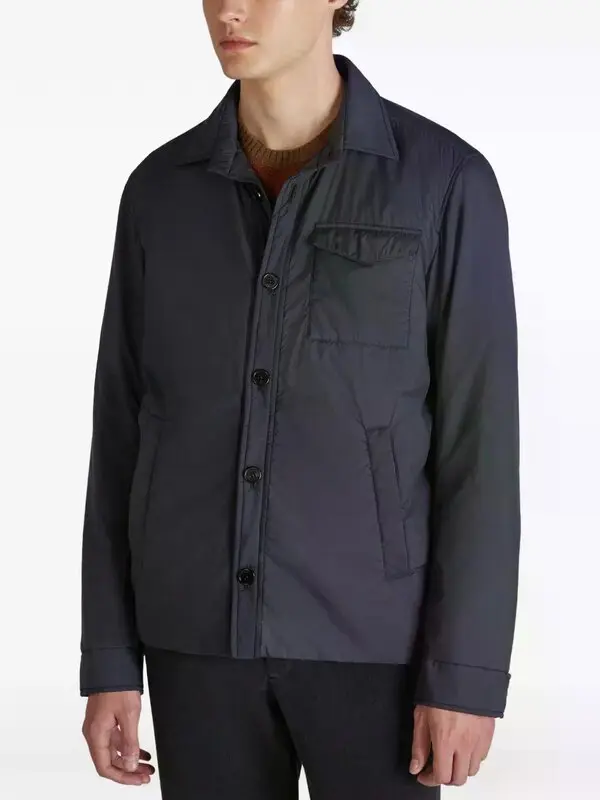 SLOWEAR Padded Overshirt - Blue