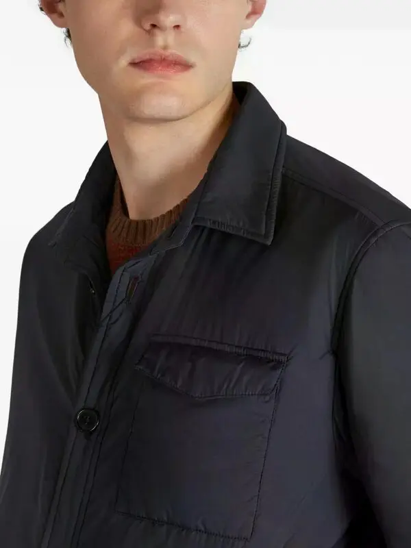 SLOWEAR Padded Overshirt - Blue