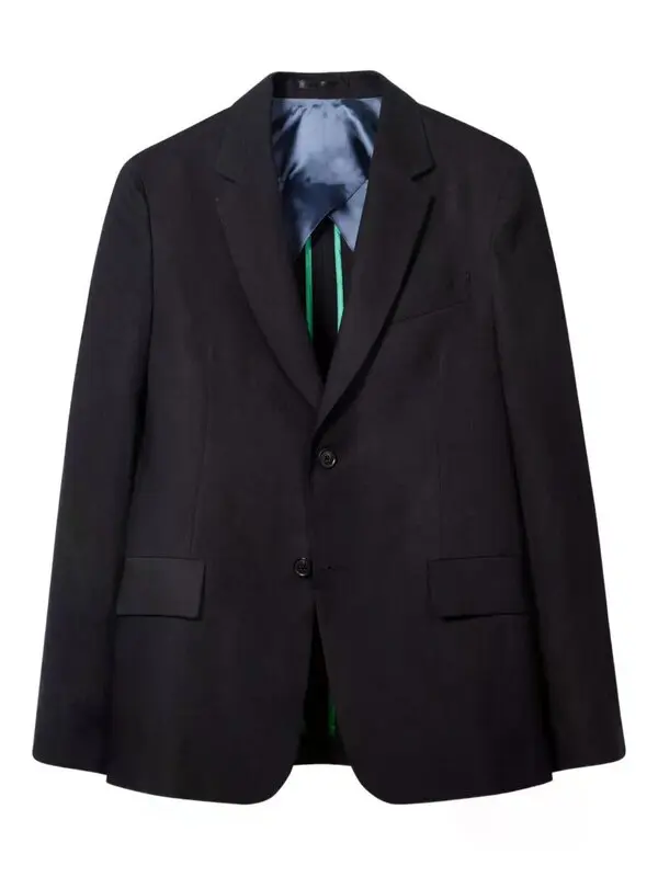 Paul Smith Linen Blazer - Blue