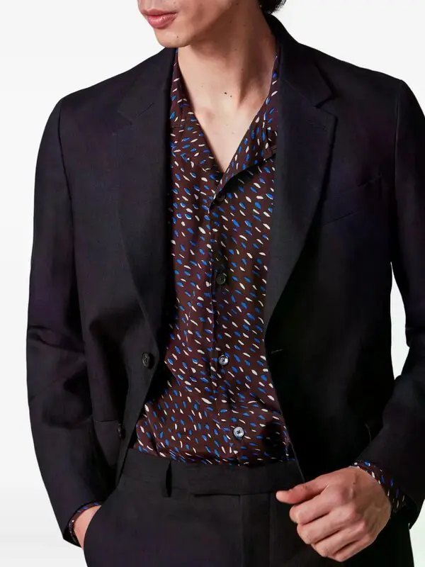 Paul Smith Linen Blazer - Blue