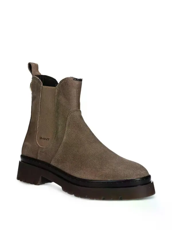 Gant 45mm Suede Pull-tab Boots - Neutrals