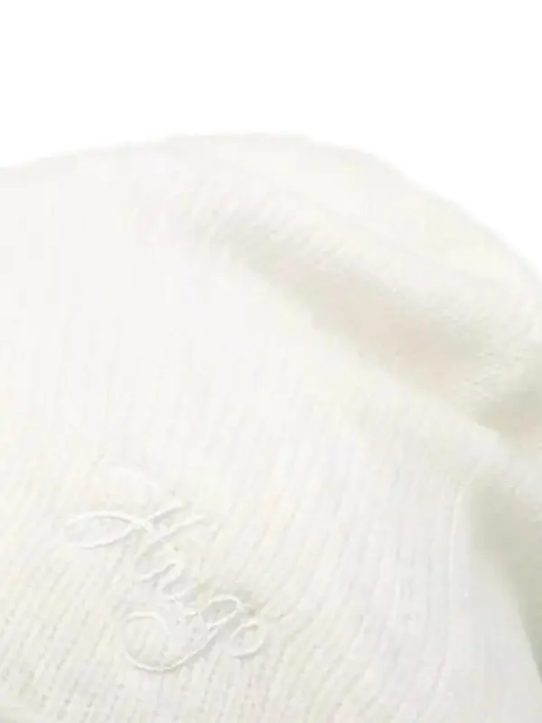 Hugo Embroidered-logo Beanie